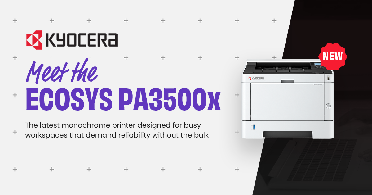 Maximise Office Productivity with Kyocera ECOSYS PA3500x